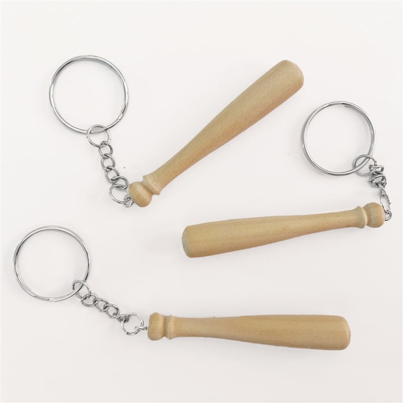Mini Bat Keychain- Baseball Keychains from Ministicks.com