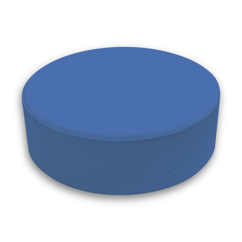 Medium Blue Hockey Puck- Buffalo NY Bulk Hockey Pucks