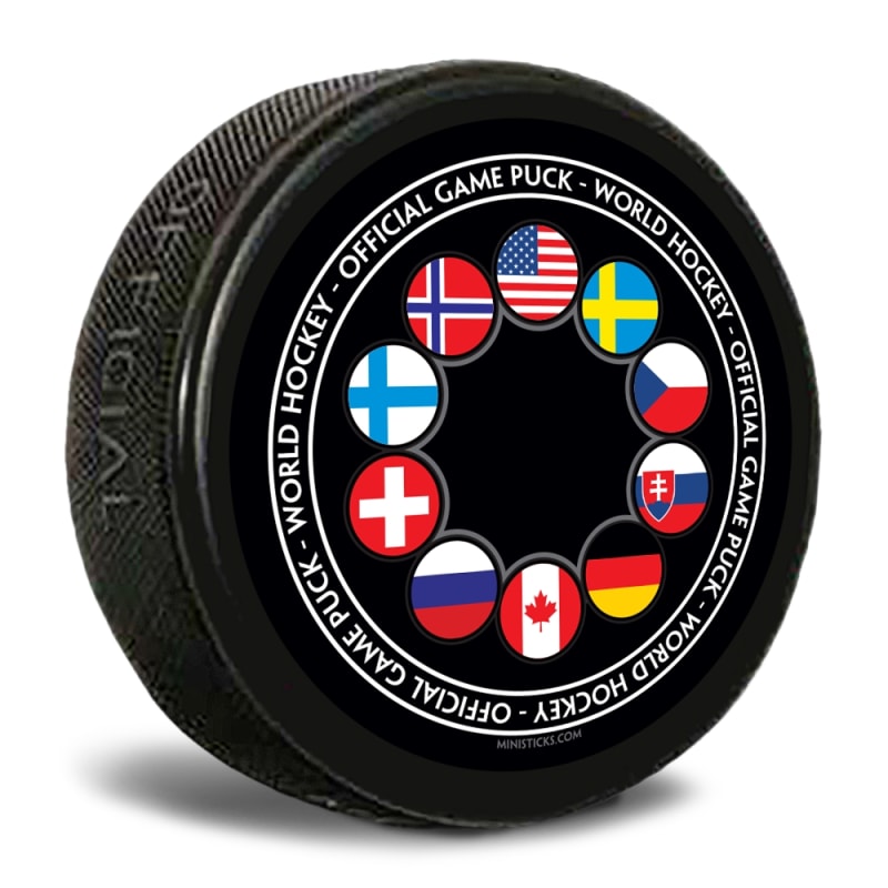 World hockey Official Game Puck hockey puck souvenir
