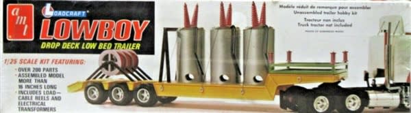 Loadcraft Lowboy Drop Deck Trailer (1/25) Vintage Issue