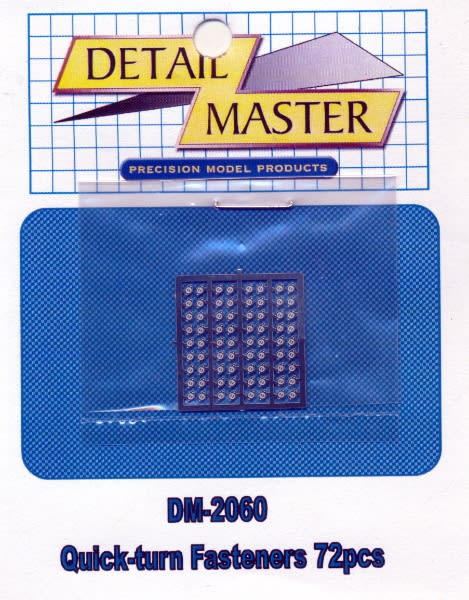 Quick-Turn Fasteners (72 pcs) for 1/24 & 1/25
