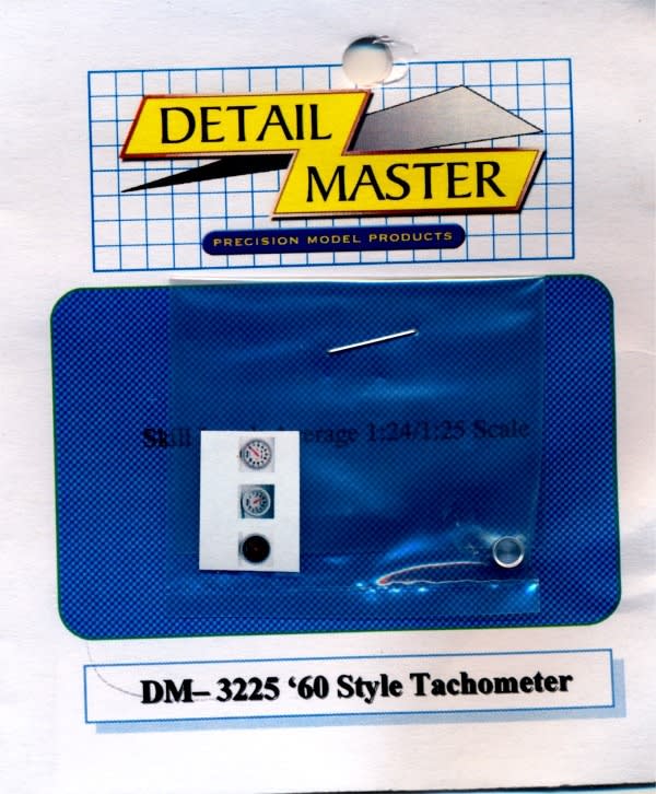 Detail Master 60's Style Tachometer for 1/24 & 1/25