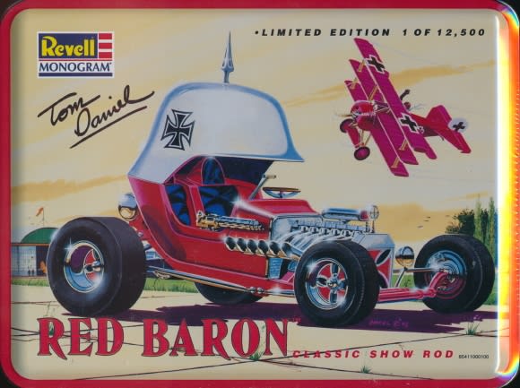 Red Baron Show Car by Tom Daniel with Fokker Airplane in Collector Tin ...