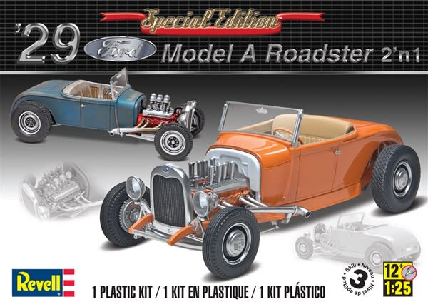 1929 Ford Model A Roadster (2 'n 1) (1/25) (fs)
