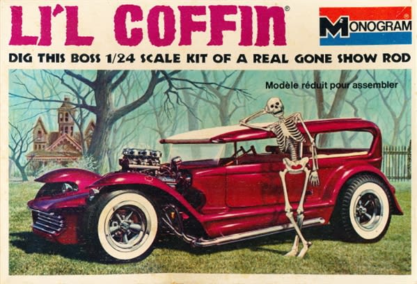 Li'l Coffin Plastic Model Kit (1/24) Missing Parts -Junkyard Kit