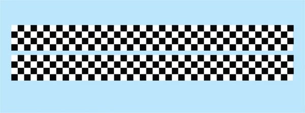 Checker Straight Flags Decal Sheet