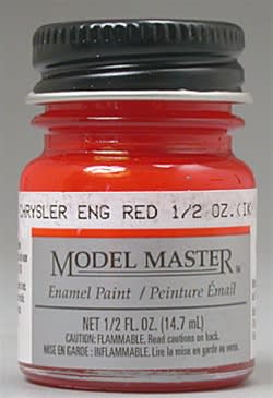 Chrysler Engine Red Enamel