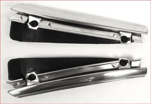 1968 - 1972 Chevelle Front Fender Upper Rear Moldings, Extensions Of ...