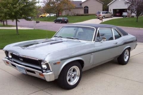 1969 Nova Yenko Decal Stripe Set, Black