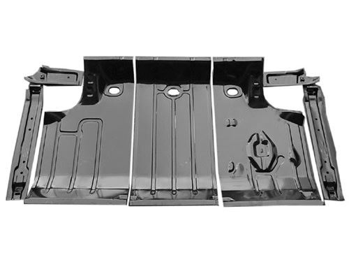 1964 - 1967 Chevelle Trunk Floor Panel Kit 7 Piece Set