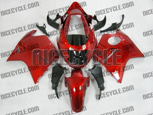 Motorcycle Fairings Kit - Honda CBR1100XX Blackbird Candy Red Fairings ...