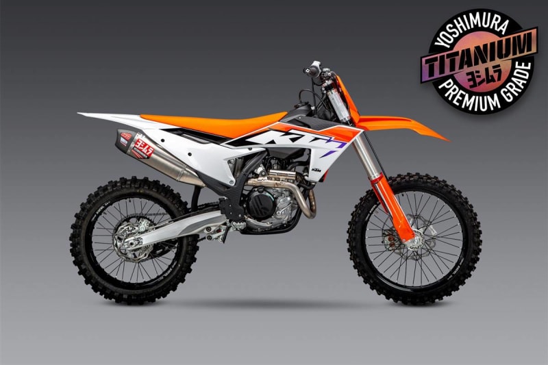 Yoshimura KTM 450 SX F FE 22 24 Titanium Full Exhaust System
