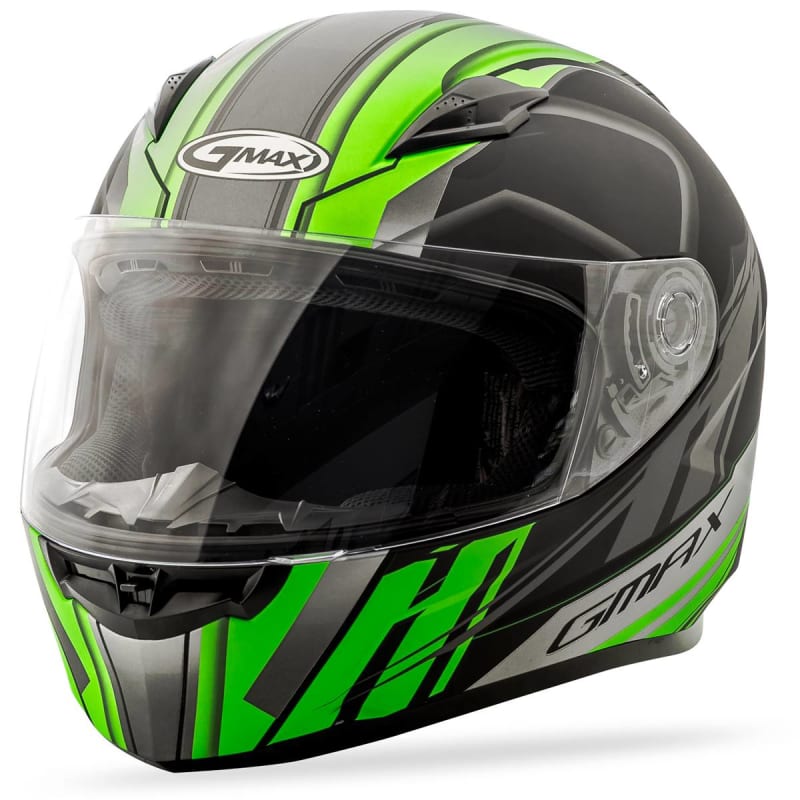 Buy GMAX FF-49 FULL-FACE ROGUE HELMET MATTE BLACK/NEON GREEN