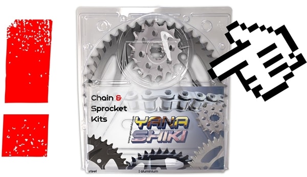 Motorcycle Chain & Sprocket Kit - Kawasaki ZX6R (2009-Present)