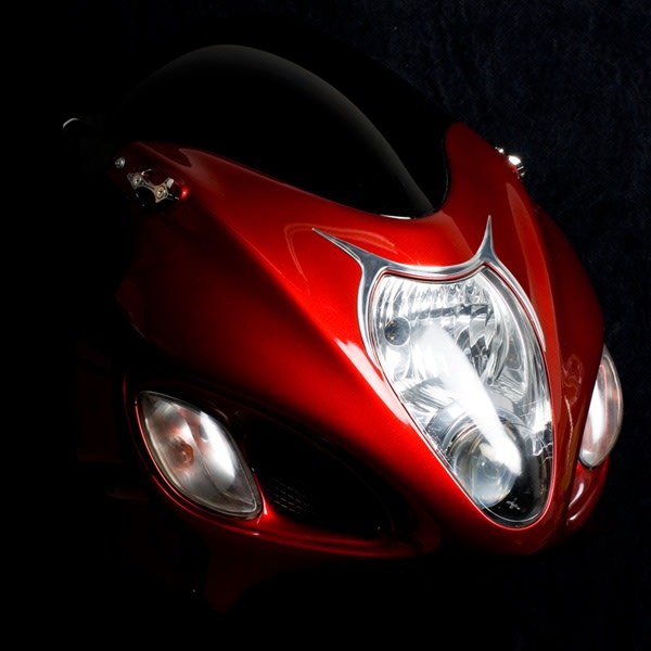 Suzuki Hayabusa Custom Headlight Trim (1999-2007) - CHROME