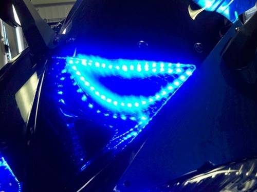 Buy SBL Kawasaki ZX14R Hyper LED Intake Vent Halo Kit, '06-'15