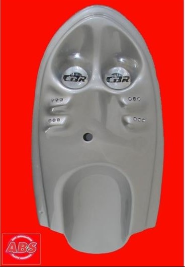 Honda Undertail CBR 600 F4i (2001-2003) SILVER w/ 2 ROWS OF LEDS!