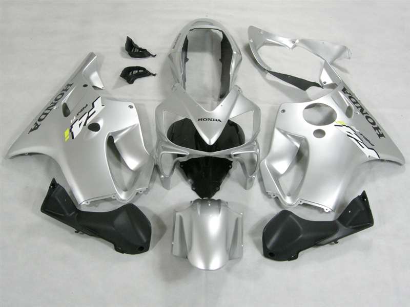 2004-2006 Honda CBR 600 F4i Pure Silver Fairings | NH60406-19