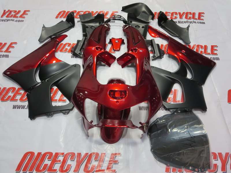 1998-1999 Honda CBR 900RR Matte Black/Red Fairings | NH99899-5
