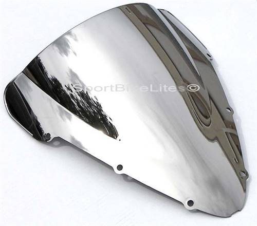 Buy SBL Honda CBR F4i Double Bubble Chrome Windscreen, '01-'06