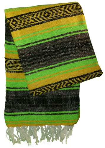 Decorative Mexican Falsa Blanket Throws
