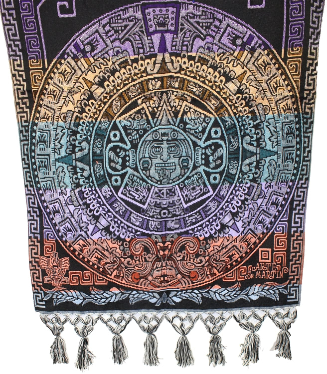 Mexican Rebozo Shawl - Style R21