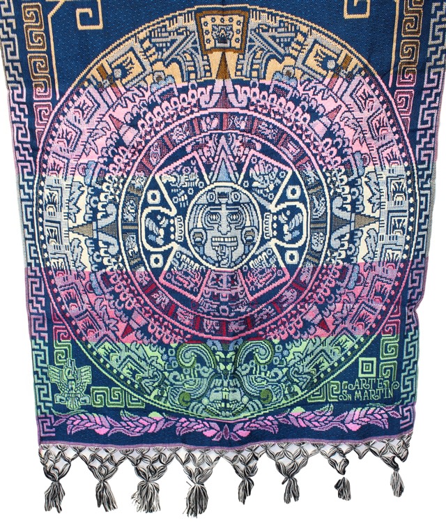 Mexican Rebozo Shawl - Style R9