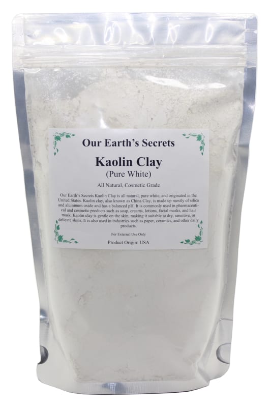 Kaolin Clay White Our Earth's Secrets