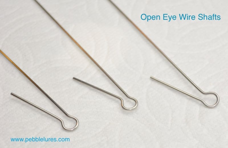 Open Eye Stainless Steel Wire Shafts for through wiring wood fishing ...