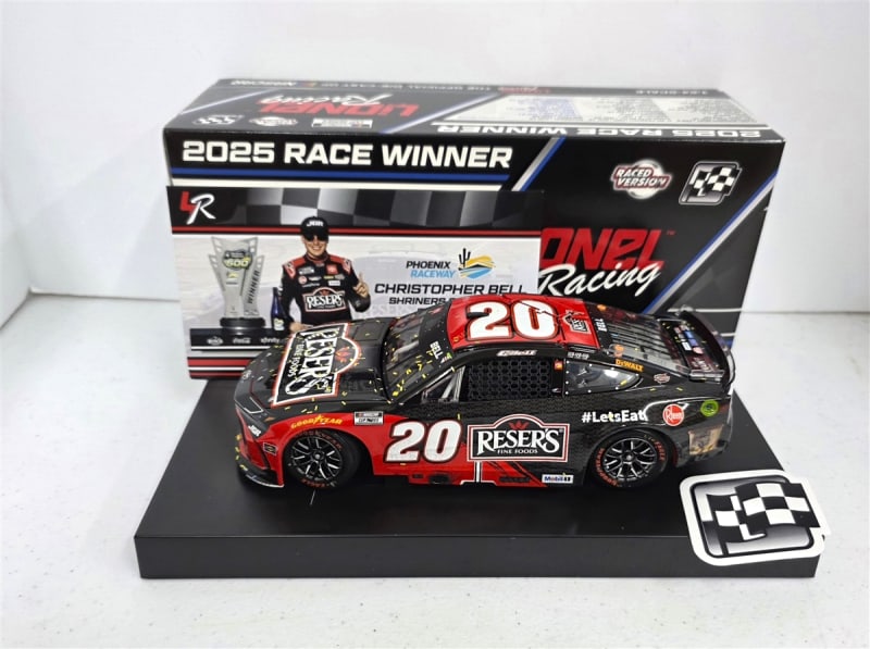 CHRISTOPHER BELL 2025 RESER'S PHOENIX RACED WIN 1:24 ARC DIECAST