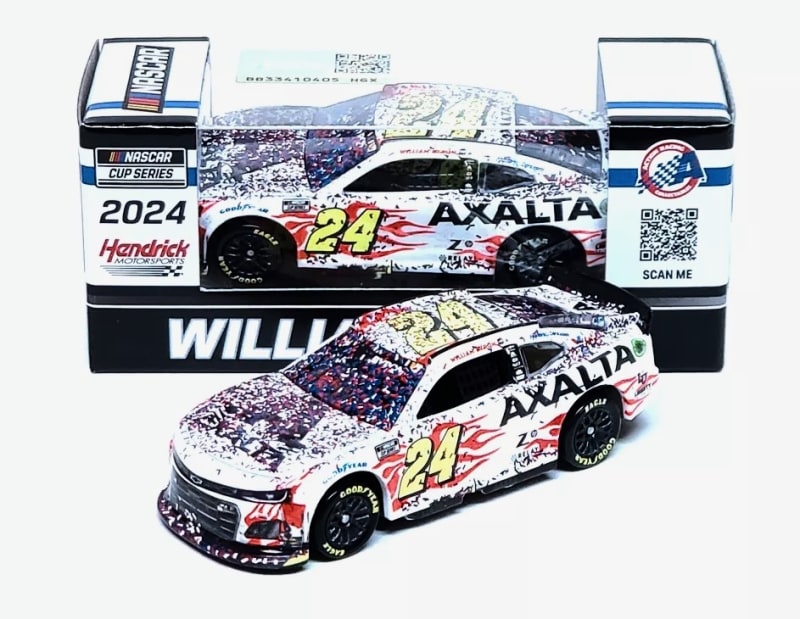 WILLIAM BYRON 2024 AXALTA DAYTONA 500 RACED WIN 1:64 ARC DIECAST