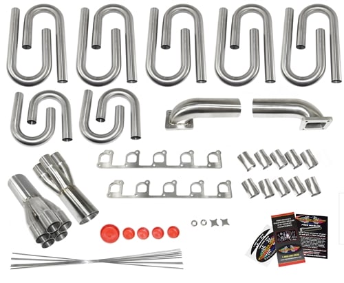 Dodge Viper (SR1 & SR2) Custom Turbo Header Build Kit: Our Viper Pro ...