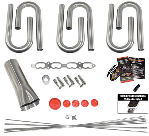 Chevy Quad-4 Custom Header Build Kit- Our Pro Series header build kits ...