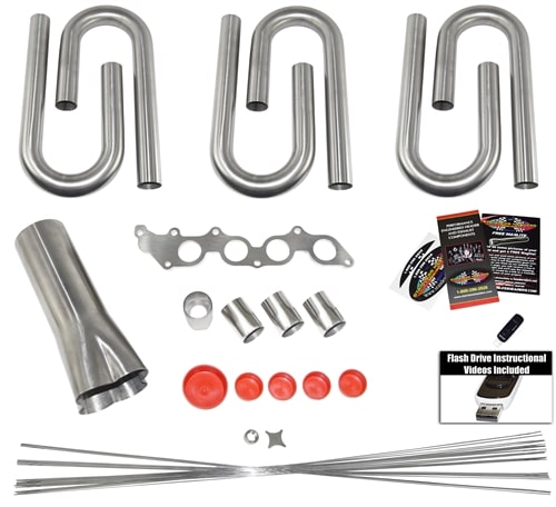 Ford 2.3L I4 16V DOHC-EFI Custom Header Build Kit. Our Pro Series ...