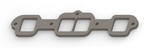 Oldsmobile 455 Mild Steel Header Flange- 2 1/4" Port