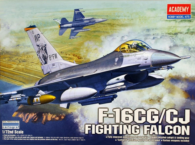 Academy #12415 1/72 F-16CG/CJ Fighting Falcon