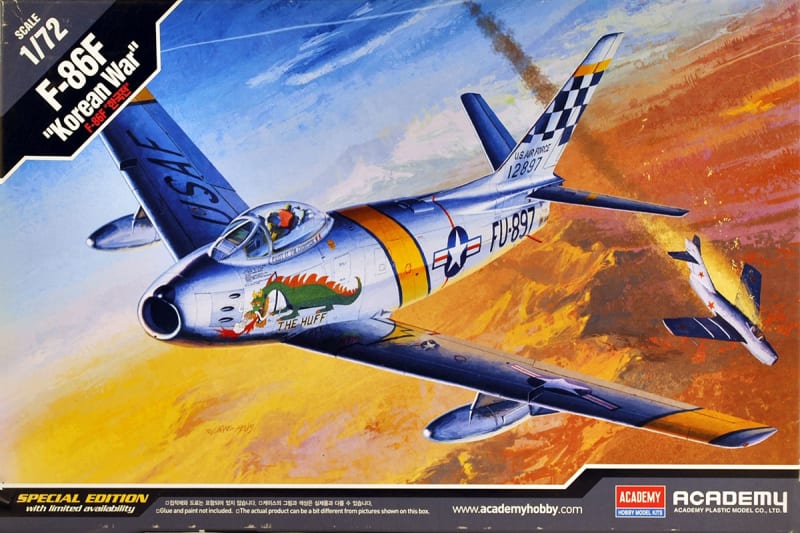Academy 12546 1/72 F-86F Sabre - Korean War