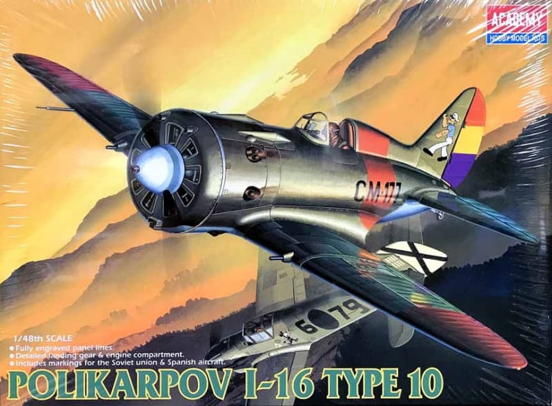 Academy #2127 1/48 Polikarpov I-16 Type 10