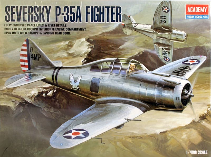 Academy #2180 1/48 Seversky P-35A