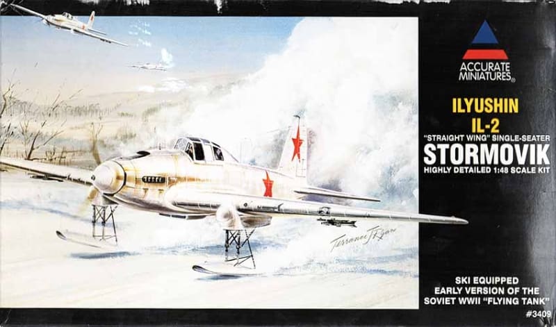 Accurate Miniatures #3409 1/48 Ilyushin Il-2 Stormovik Straight Wing