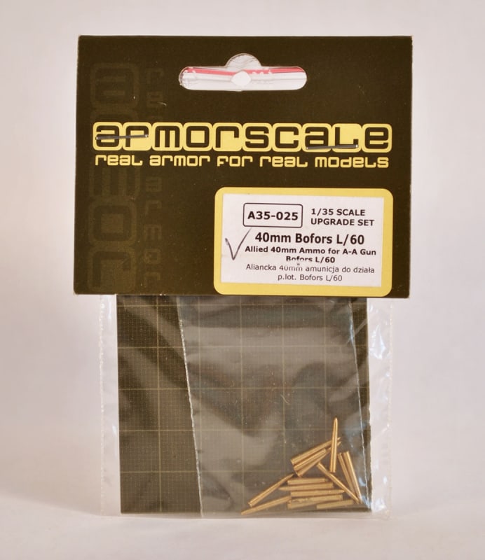 Armorscale #A35-025 1/35 Allied 40mm Bofors L/60 Ammo