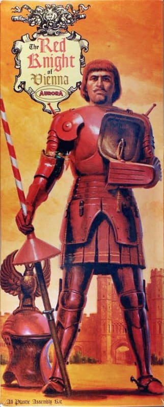 Aurora #474 1/8 Red Knight of Vienna - UK issue