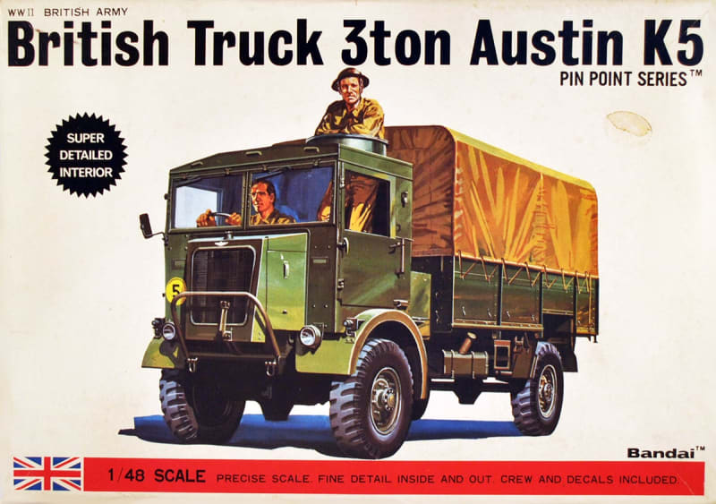 Bandai #8361 1/48 British Truck 3 ton Austin K5