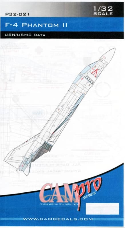 CAM #32-021 1:32 F-4 Phantom II USN/USMC Data
