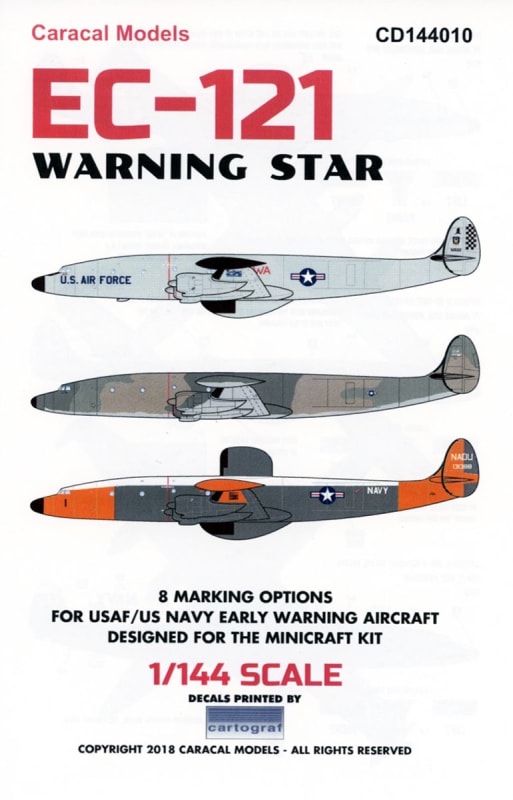 Caracal Models #144010 1/144 EC-121 Warning Star