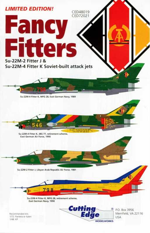 Cutting Edge #48019 1/48 Fancy Fitters Su-22M J/K