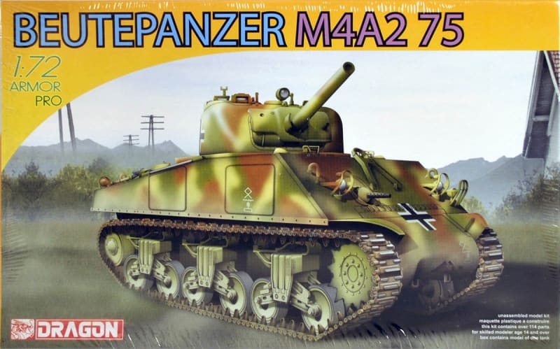 DML/Dragon #7373 1/72 Beutepanzer M4A2 75mm Sherman