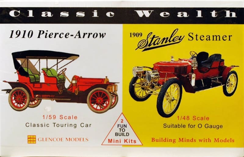 Glencoe #03609 1910 Pierce-Arrow / 1909 Stanley Steamer