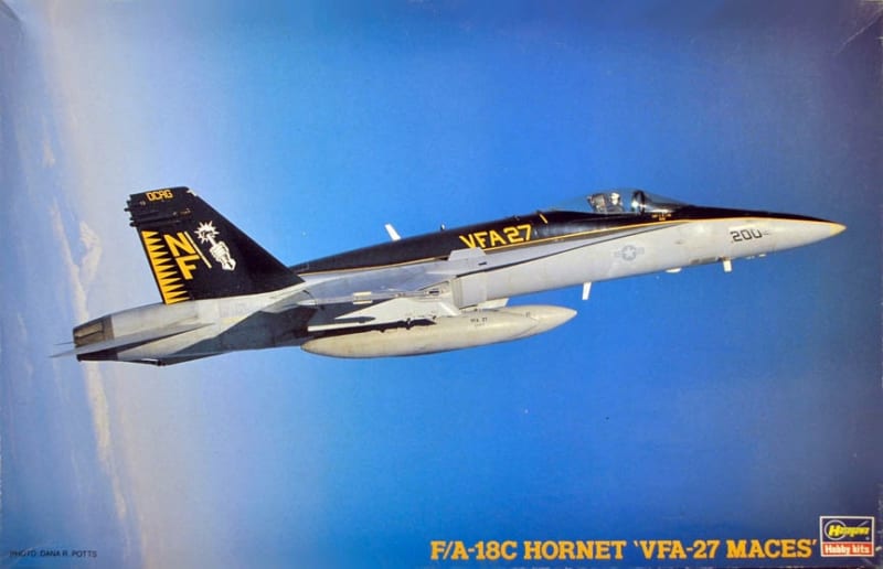 Hasegawa #PT110 1/48 F/A-18C Hornet VFA-27 Maces