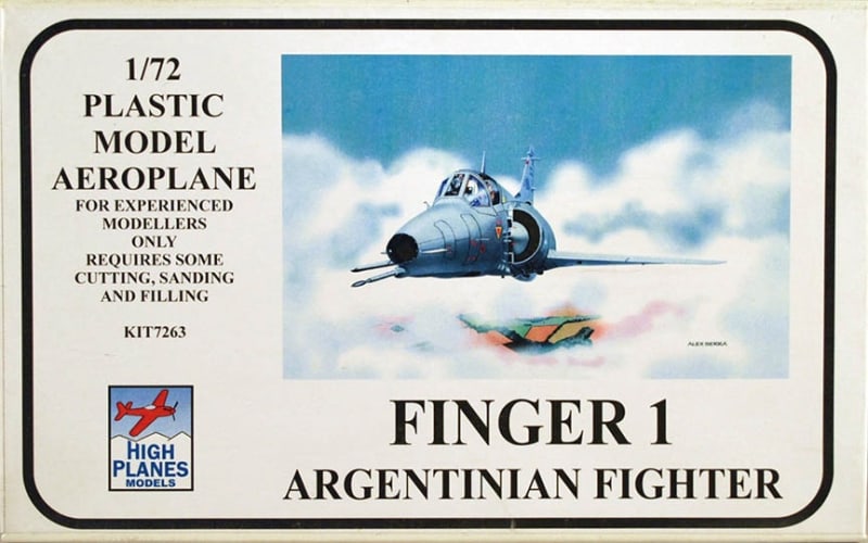 High Planes #7263 1/72 Dassault Finger 1 - Argentinian Fighter